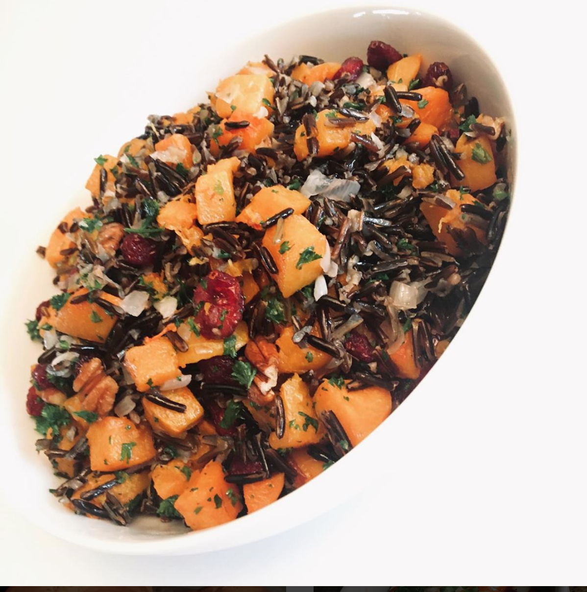 Wild Rice Pilaf +Squash, Pecans & Cranberries – Los AngeLily